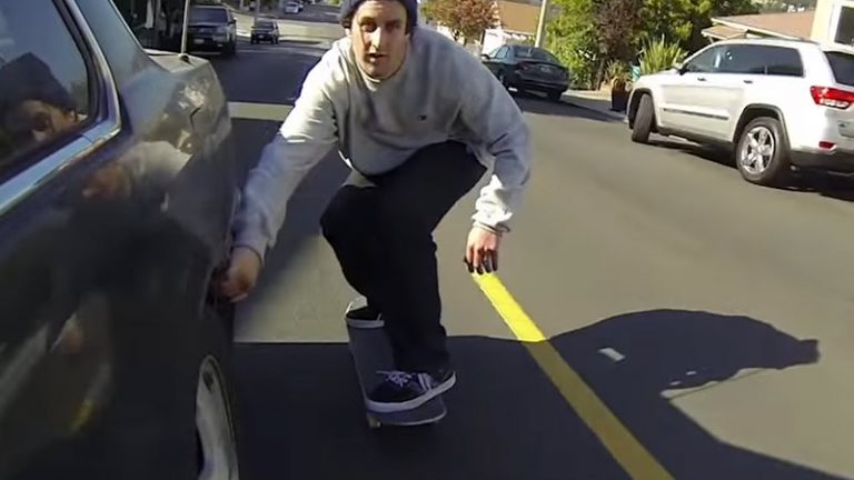 Is It Illegal To Hold Onto A Car While Skateboarding? - Metro League