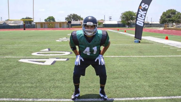 Football 4-Point Stance for Defensive & Offensive Linemen Described ...